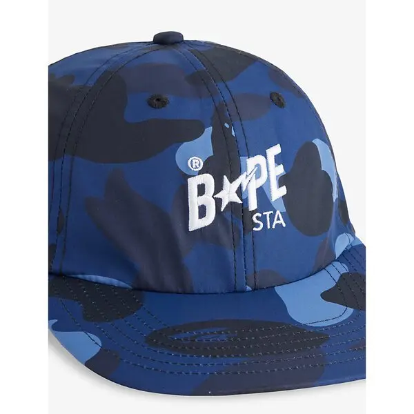 A BATHING APE Camo Panel Cap
