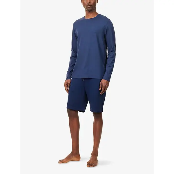 Derek Rose Cotton-blend Drawstring Shorts