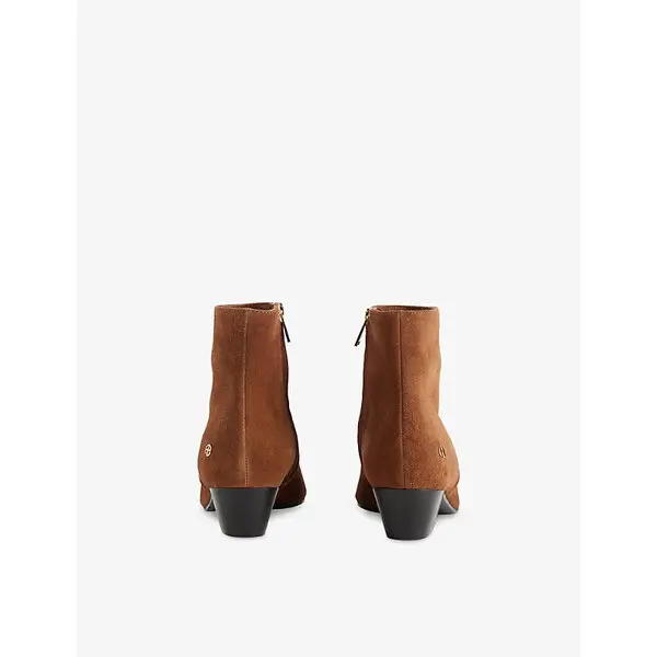 ANINE BING Freya Suede Ankle Boots