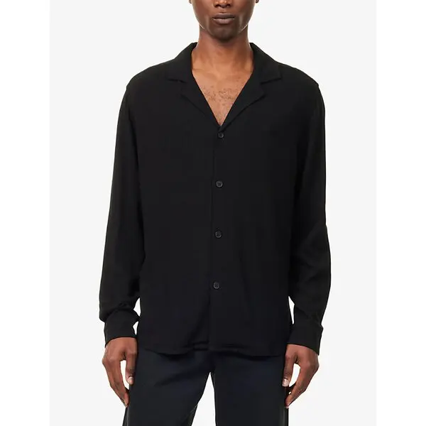 RAITH Cami Long-sleeve Linen-blend Shirt