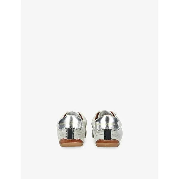 GOLDEN GOOSE True Star Leather Trainers - Bone/comb