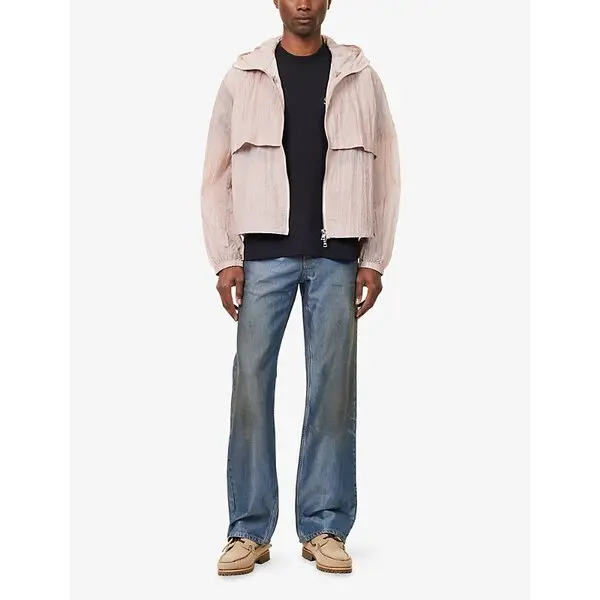 SUMMIT Cold Wash Hooded Woven Jacket - Bone