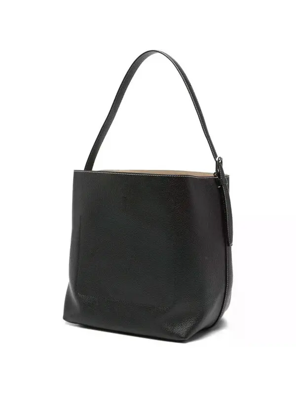 TOTEME Medium Belted Grained-leather Tote Bag