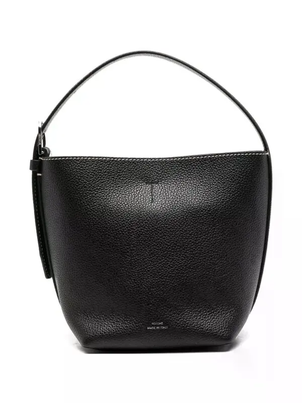 TOTEME Small Logo-print Tote Bag - Black