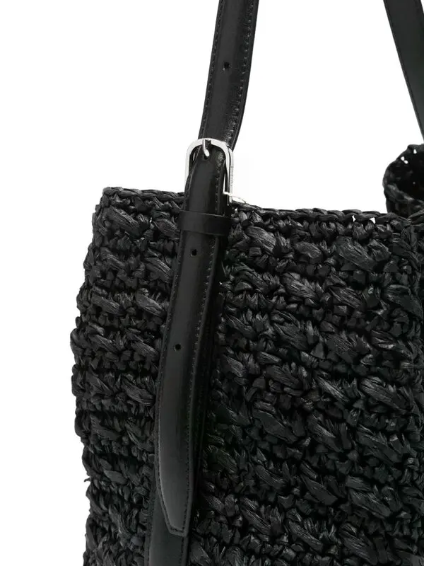 TOTEME Woven Tote Bag With Silver-tone Hardware