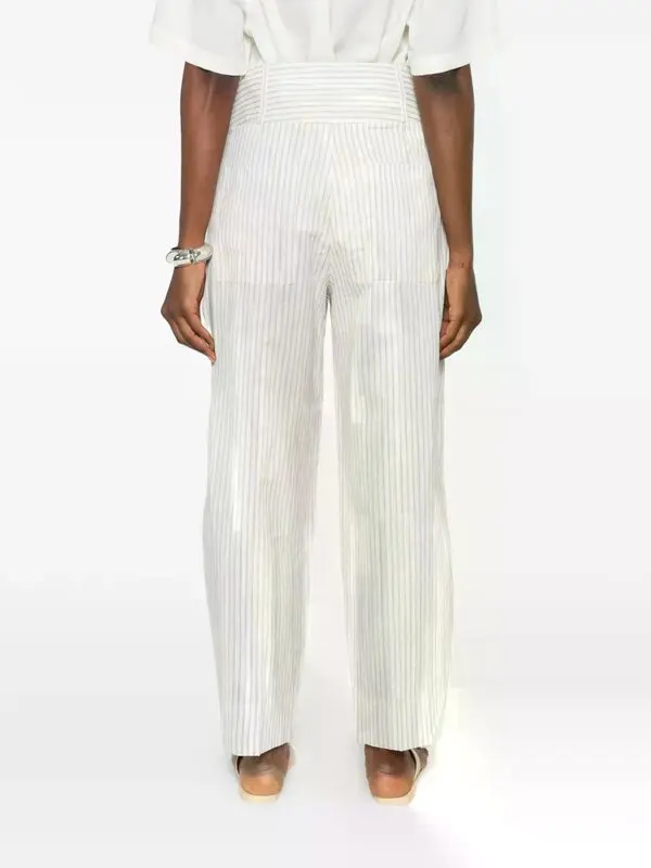 TOTEME Striped Balloon Trousers