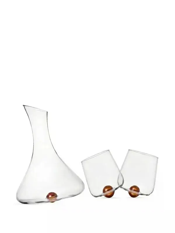 ICHENDORF MILANO Luna Tilted Tumblers And Decanter
