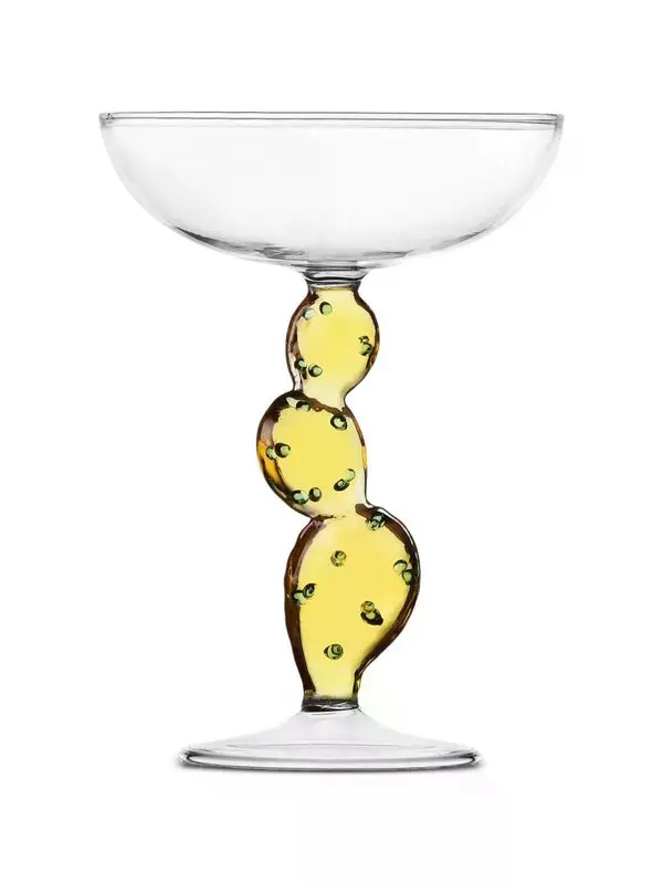 ICHENDORF MILANO Desert Plants Glass Champagne Coupe - Multicolour