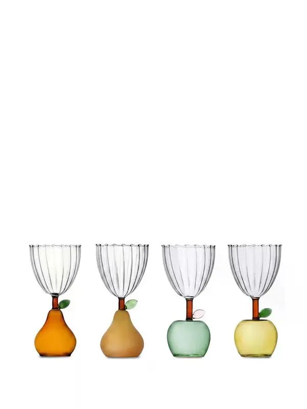 ICHENDORF MILANO Fruits And Flowers Wine Glasses - Multicolour