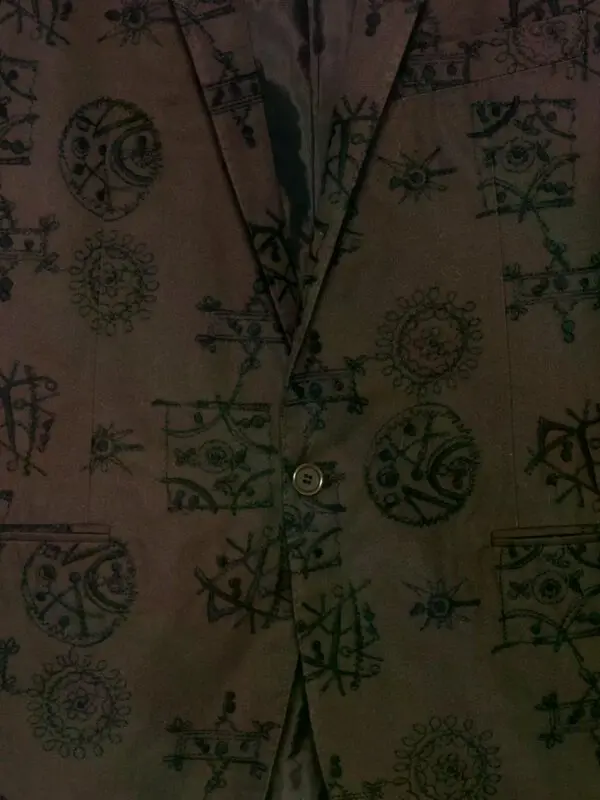 ROMEO GIGLI 1990s Embroidered Single-breasted Jacket