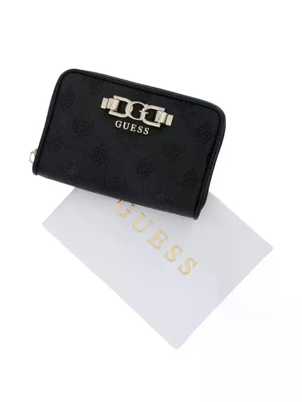 Guess Anise Logo-embossed Zip-around Wallet
