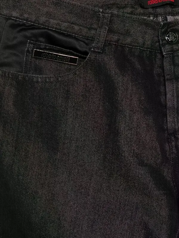 Roberto Cavalli 1990s Logo Plaque Jeans