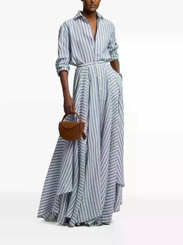 Ralph Lauren Striped Capri Shirt - Neutrals