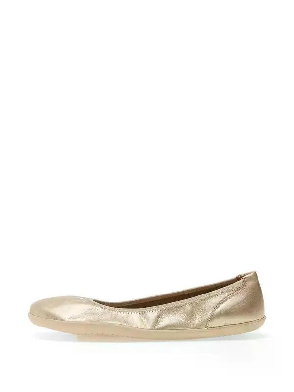 GROUNDIES Metallic Elasticated Ballet Flats