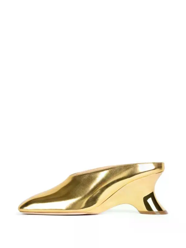 A.W.A.K.E. Mode Metallic Cut-out Mules