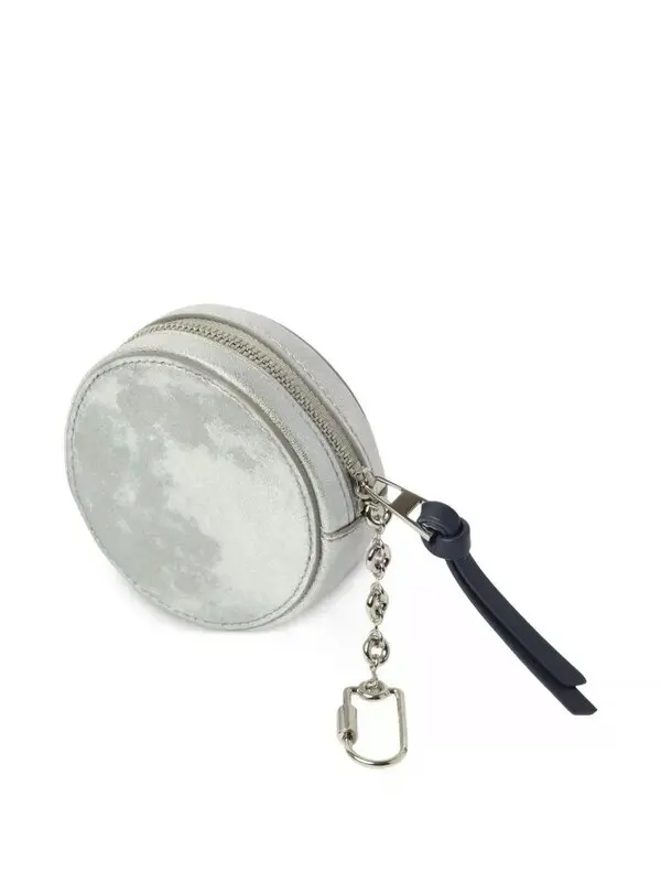 Loewe Suna Signature Anagram Coin Case - Silver