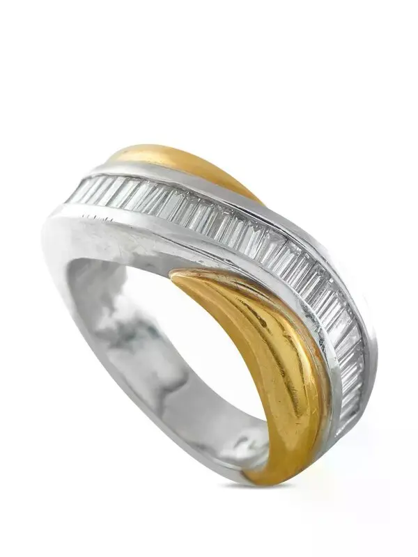 LB EXCLUSIVE Diamond Baguette Two-tone Ring