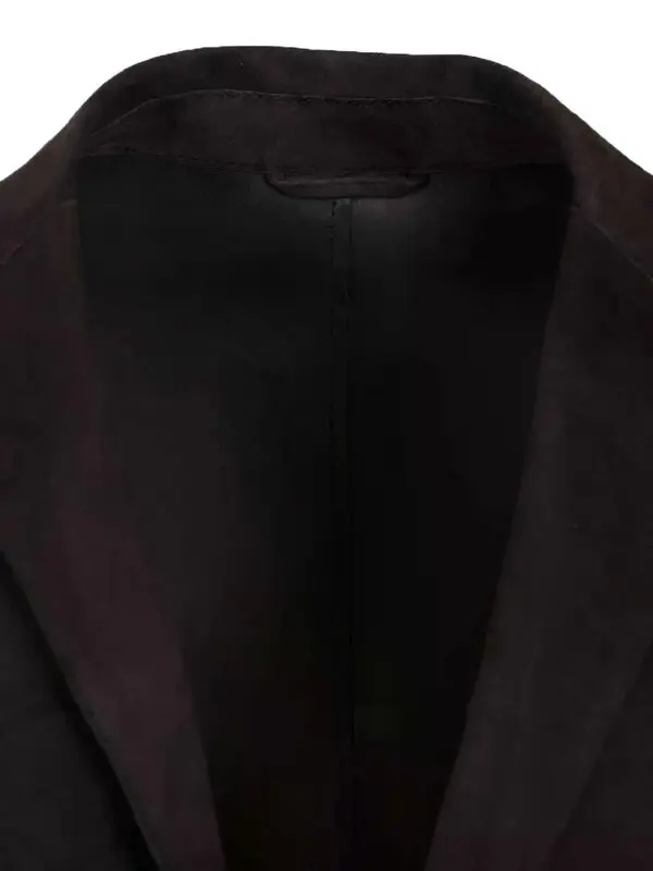 Al Duca D'aosta Single-breasted Suede Blazer