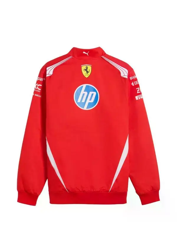 PUMA Scuderia Hp Logo-patch Zip-up Bomber Jacket