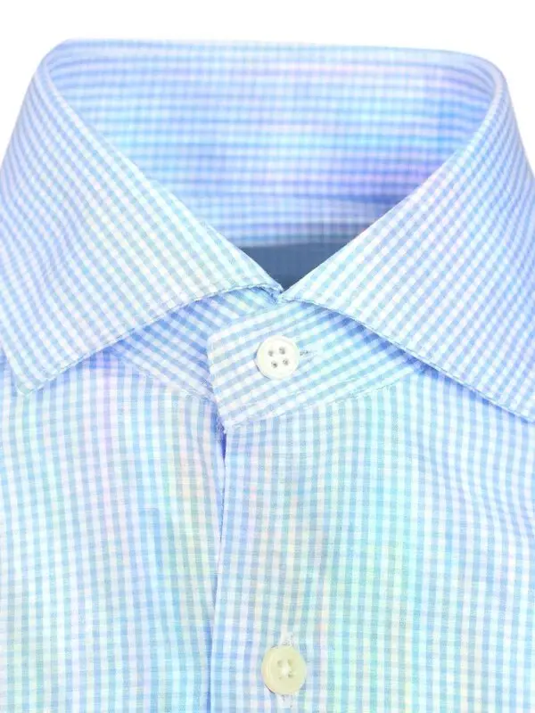 Al Duca D'aosta Vichy Cotton Shirt