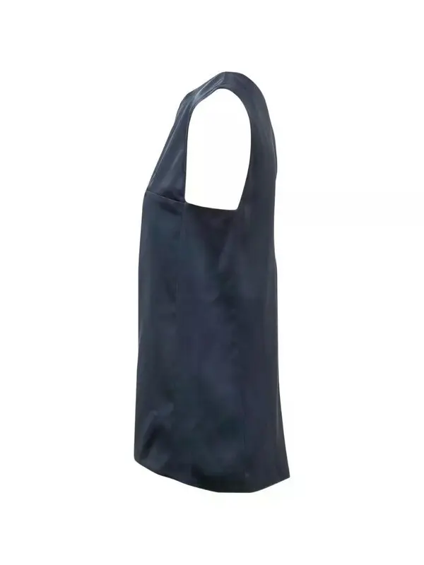 THE SEAFARER Sleeveless Top With Raw Edge Detailing