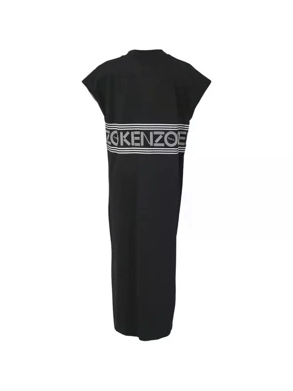 Kenzo V-neck Logo Dress