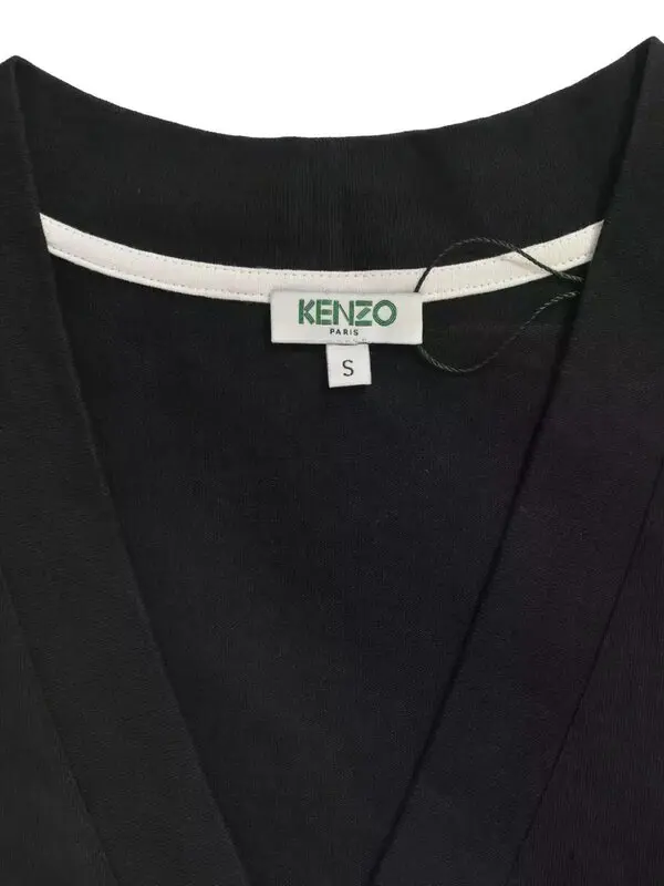 Kenzo V-neck Logo Dress