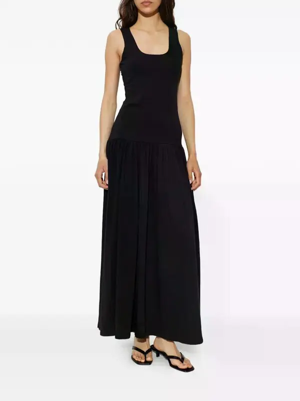 BY MALENE BIRGER Marcielle Scoop Neck Maxi Dress - Black