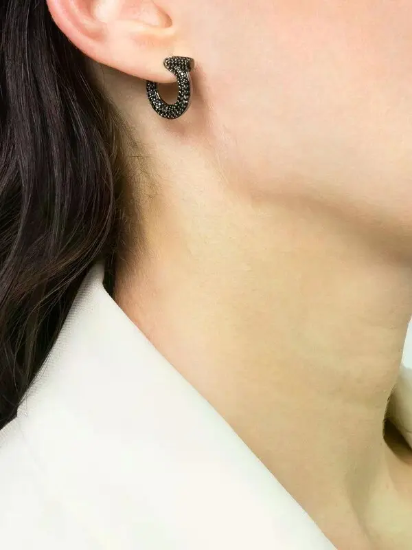 FERRAGAMO Gancini Logo Earrings