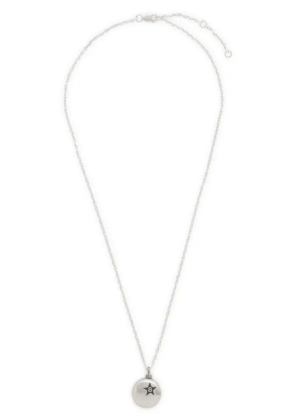 TWOJEYS Sterling -plated Brass 8 Ball Necklace