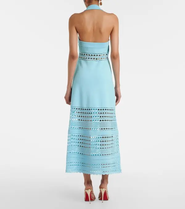 Simkhai Blayne Open-knit Midi Dress