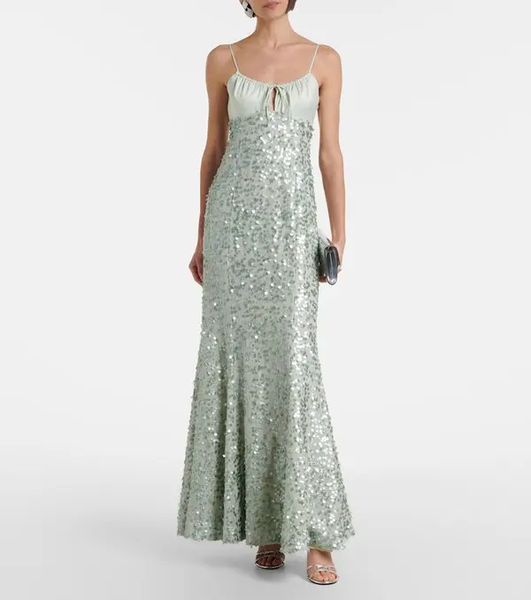 Simkhai Zarena Sequined Gown