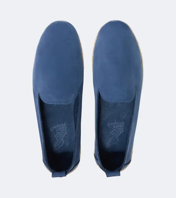 ANCIENT GREEK SANDALS Nomas Leather Espadrilles - Blue