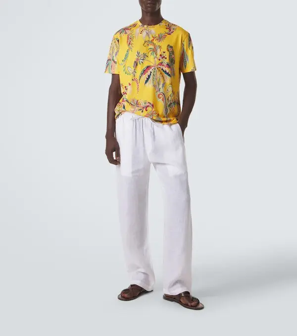 Etro Printed Cotton Jersey T-shirt