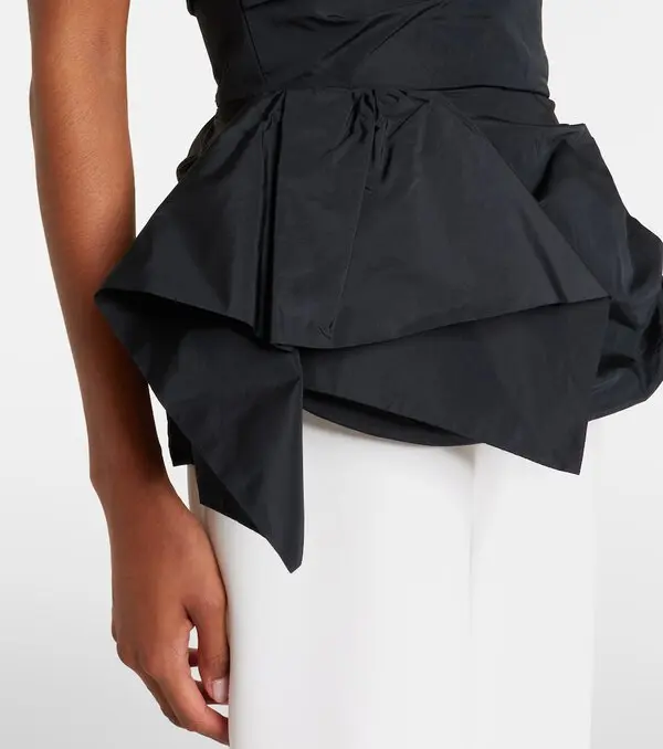 Max Mara Taffeta Corset Top