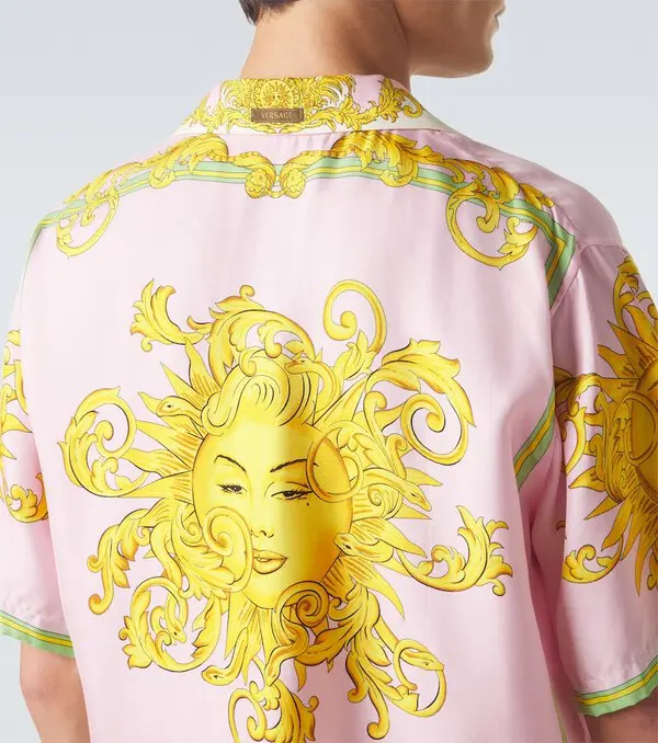 Versace Printed Silk Shirt - Multicoloured