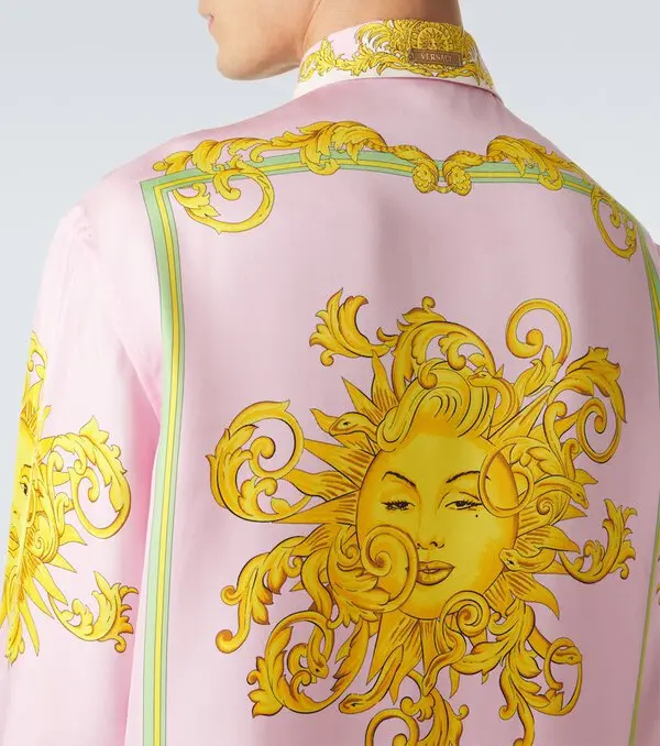 Versace Printed Silk Shirt - Multicoloured
