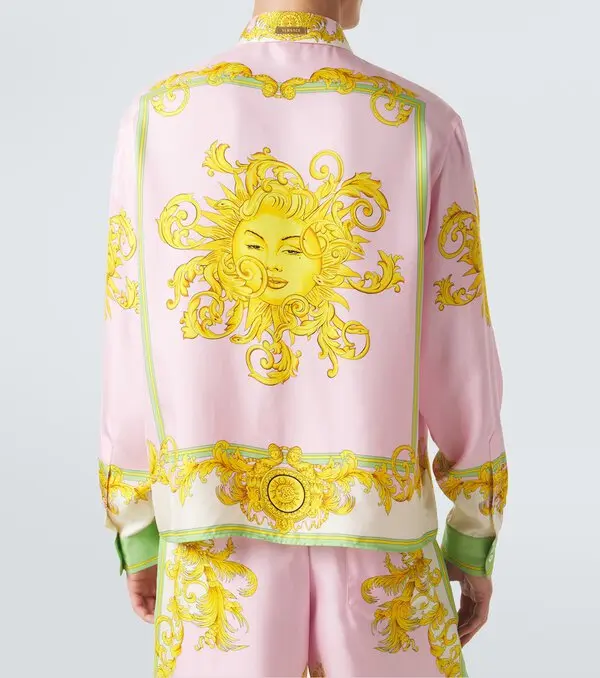 Versace Printed Silk Shirt - Multicoloured