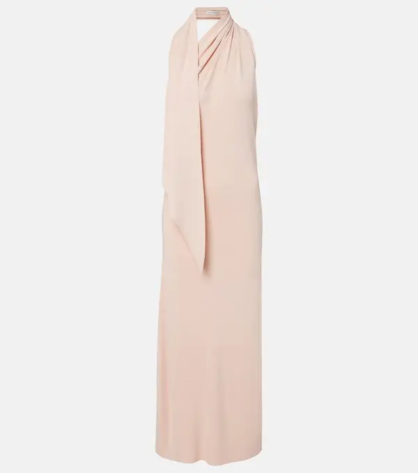 Altuzarra Mitchell Scarf-detail Midi Dress - Pink