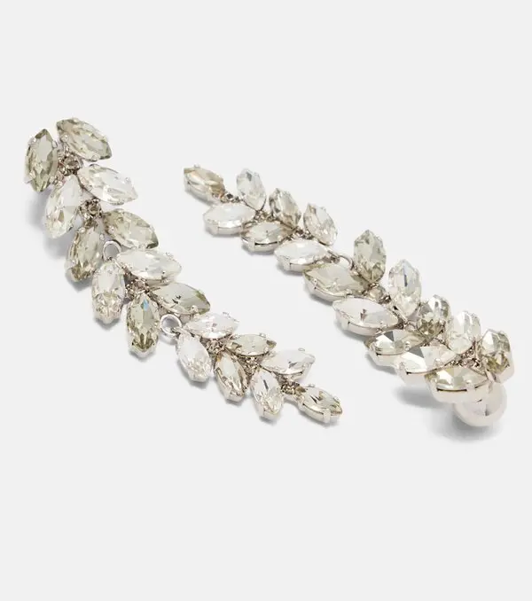 Erdem Embellished Drop Earrings