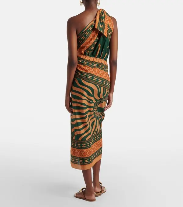 Johanna Ortiz Embracing Courage Cotton Wrap Dress