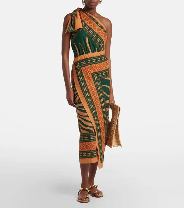 Johanna Ortiz Embracing Courage Cotton Wrap Dress