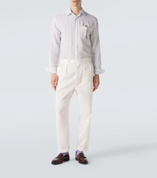 Dunhill Striped Linen Shirt