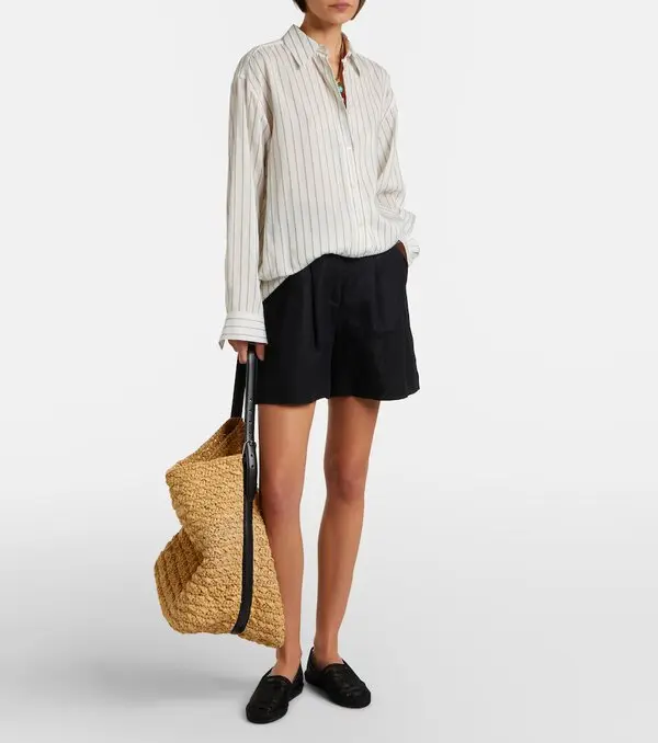 Tory Burch Open Weave Espadrilles - Black