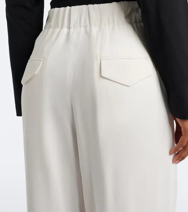 JIL SANDER Wide-leg Trousers - White