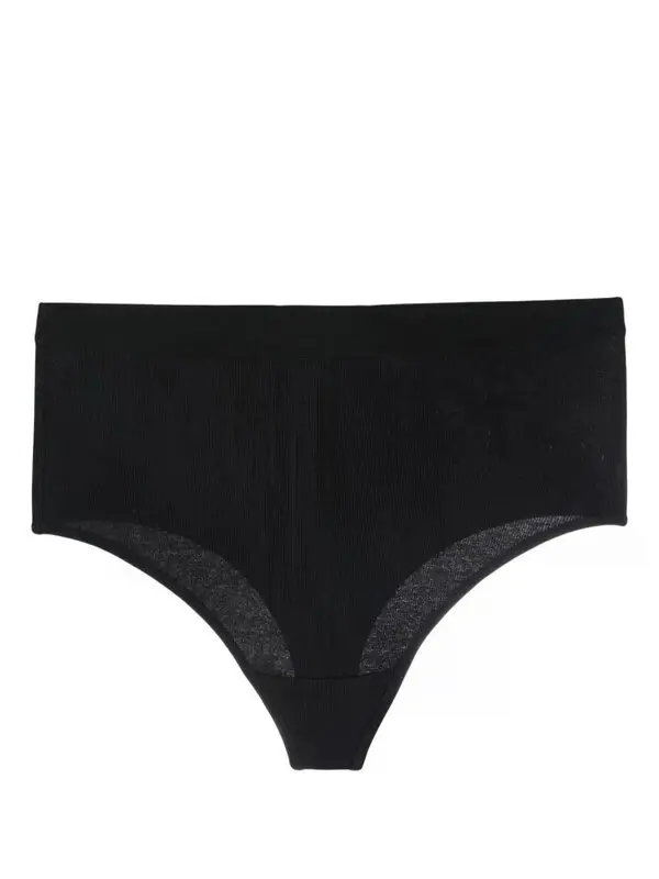 MARINE SERRE Crescent Moon Organic-cotton Briefs - Black