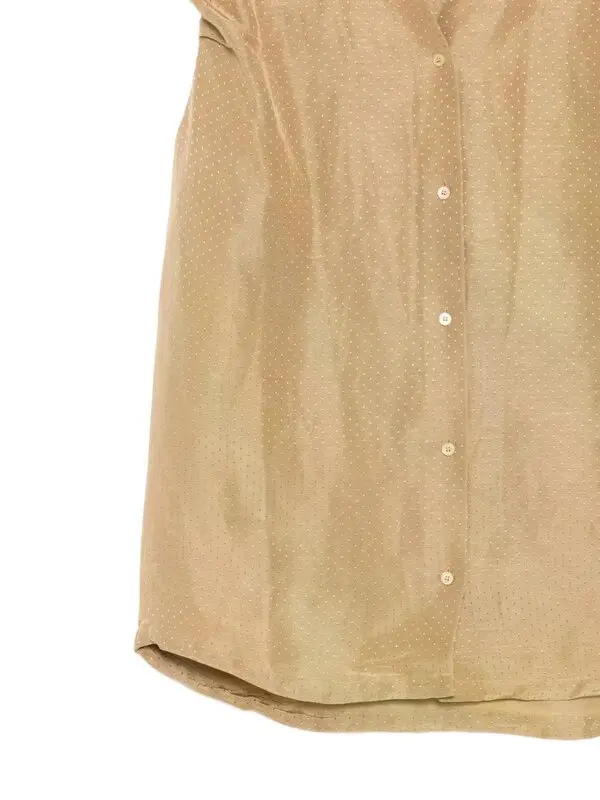 JNBY Sleeveless Dot Jacquard Shirt - Neutrals