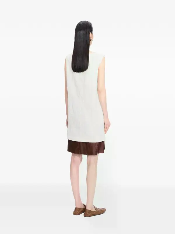 JNBY Embroidered Sleeveless Dress - Neutrals