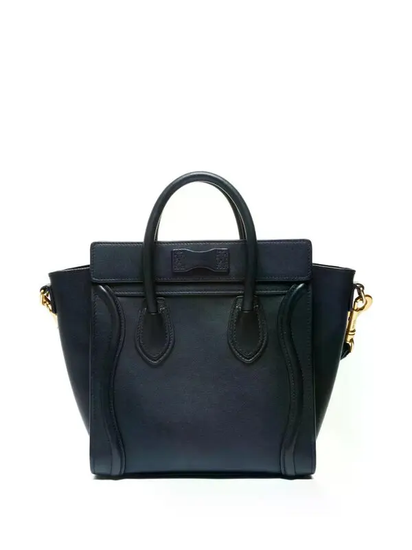 Celine Micro Luggage Shopper Bag - Black