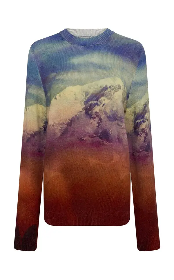 Gabriela Hearst X Paul Smith Cashmere Crewneck Sweater - Print